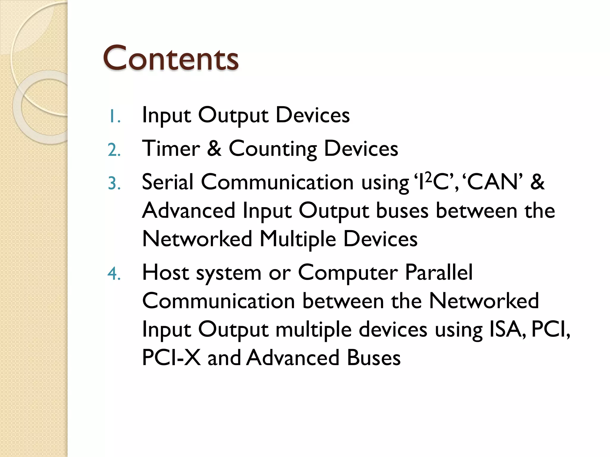 Unit 3 devices&buses | PDF | Computer Networking | Computing