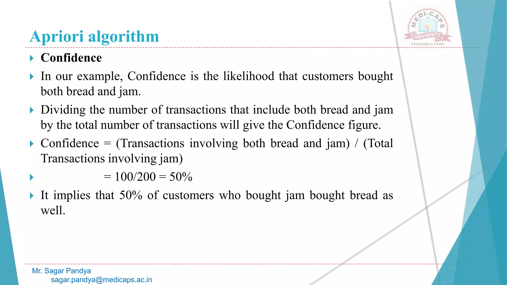 Association And Classification Algorithm Ppt