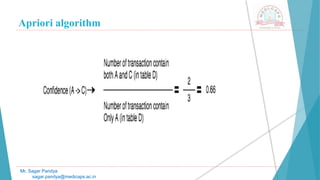 Association and Classification Algorithm | PPTX