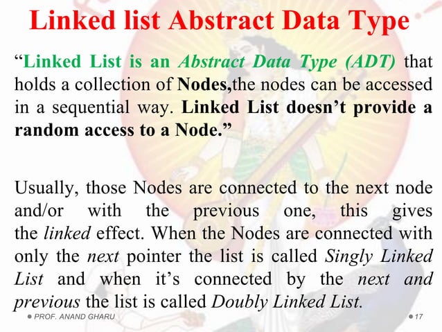 Unit 3 Dsa Linked List Ppt