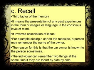 educational psychology- memory and study skills | PPTX