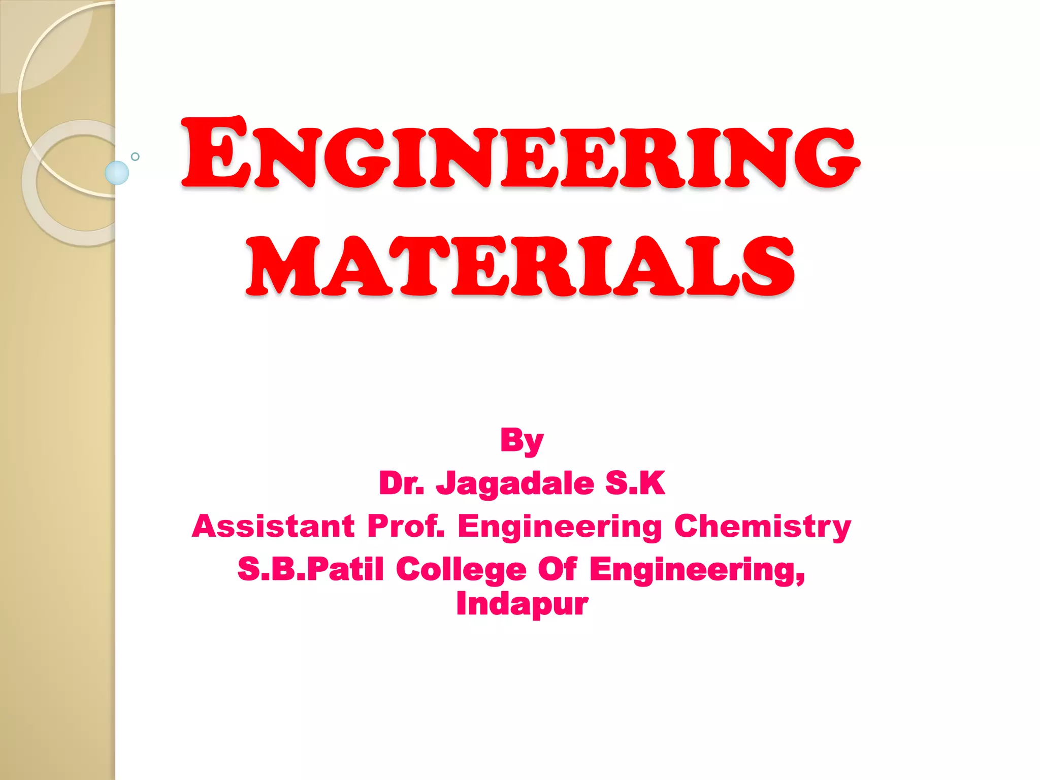 Engineering materials:Polymer | PDF