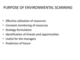 Unit 3 environmental scanning | PPT