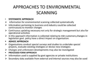 Unit 3 environmental scanning | PPT
