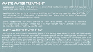 UNIT-3 - Waste water Treatment -ENVIRONMENTAL SCIENCE | PDF