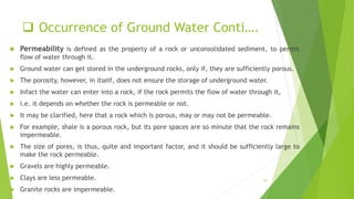 Unit 3 ground water lect-1 | PPTX