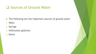 Unit 3 ground water lect-2 | PPTX