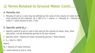 Unit 3 ground water lect-3 | PPTX