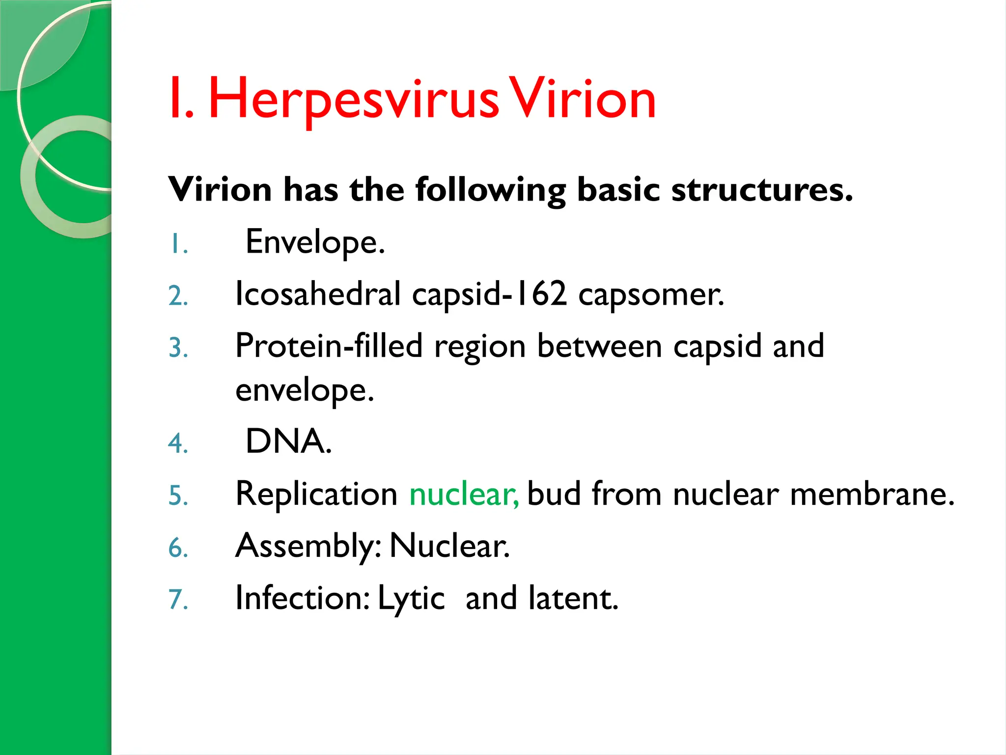 UNIT-3 Herpesviruses and their structure | PPTX