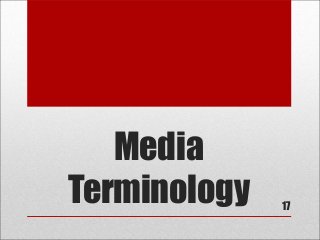 introduction to media and new media technology | PPT