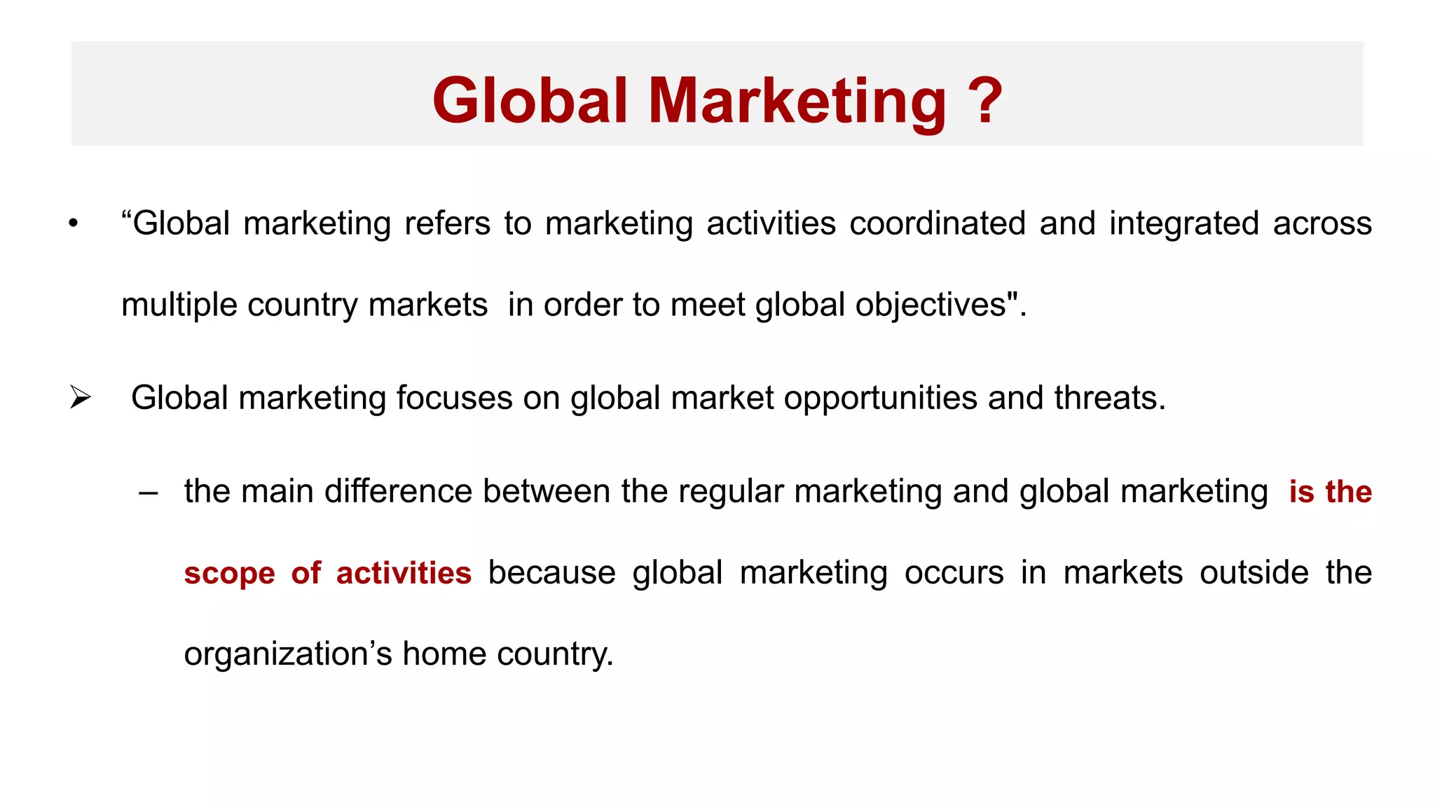 Unit- 3: Lecture -3(International Marketing Orientations) | PPTX