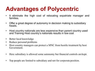 Unit- 3: lecture-6 (International Staffing Approaches) | PPTX
