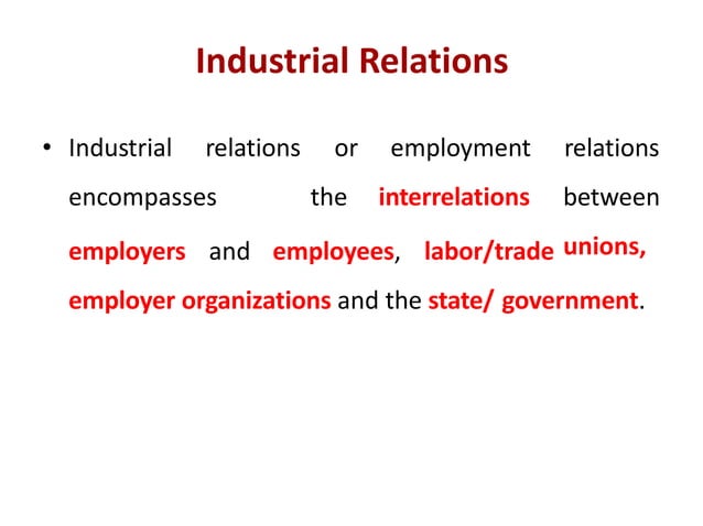 Unit- 3: Lecture-8(international Labor Relations) | PPTX