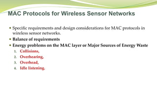 WSN NETWORK -MAC PROTOCOLS - Low Duty Cycle Protocols And Wakeup ...