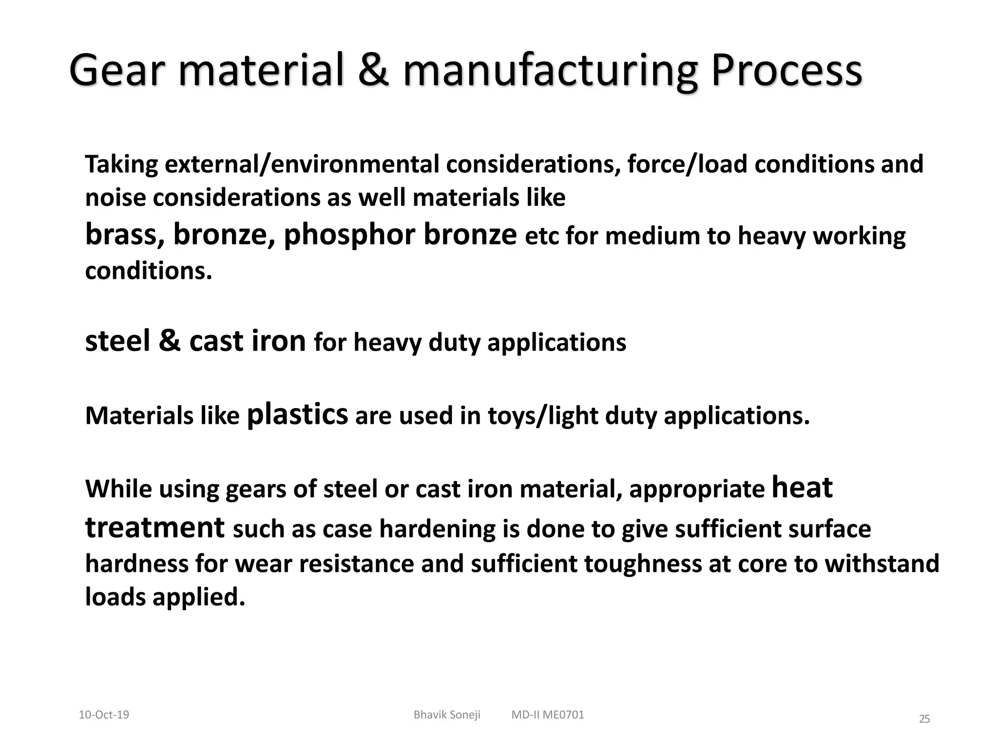 Spur gear and helical gear machine design | PDF