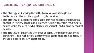 Unit 3 ( mental health and mental hygiene) | PPTX