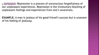 DEFENSE MECHANISM | PPTX