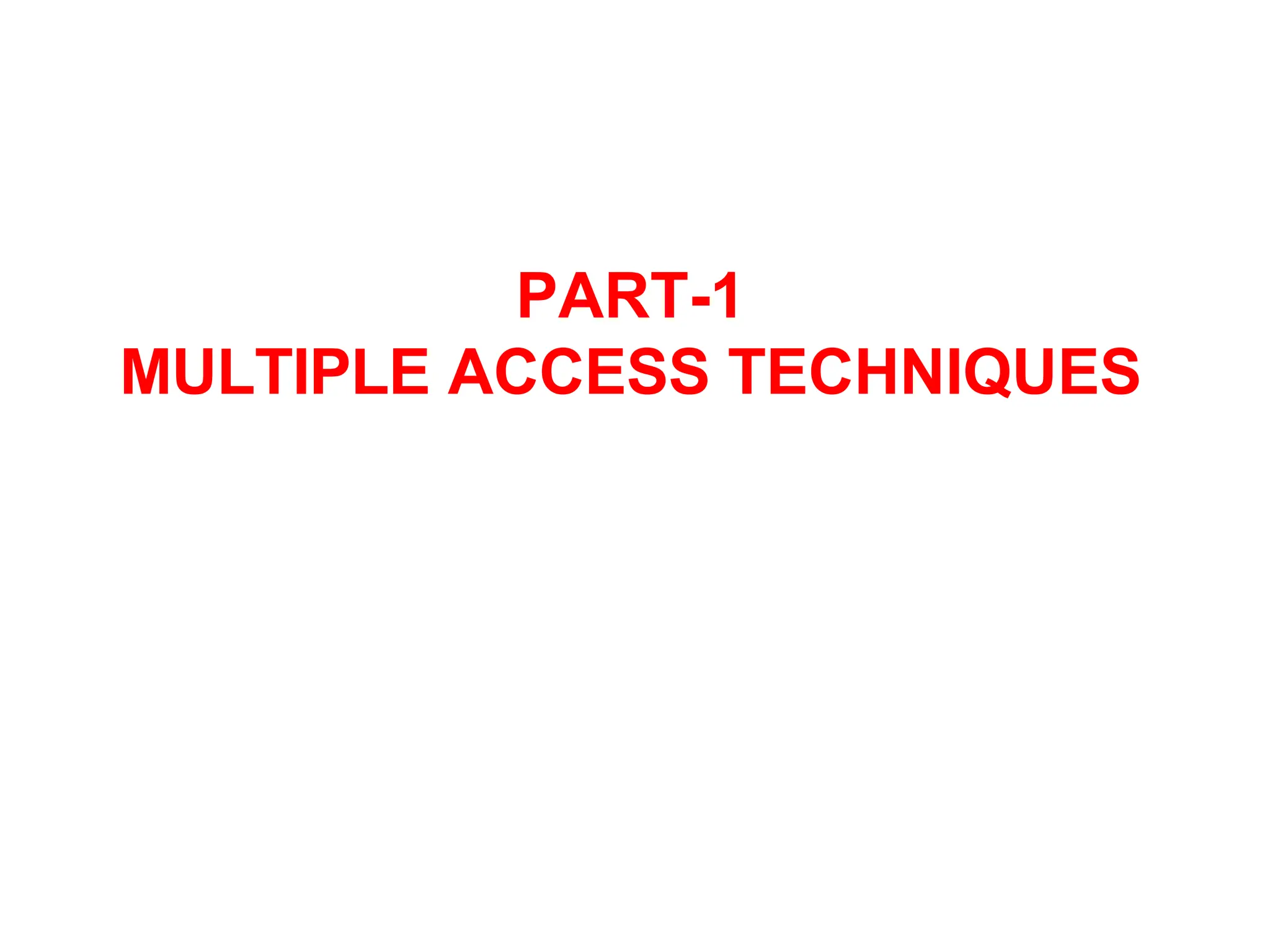 Unit-3_Multiple Access and VSAT Systems.pptx | Computer Networking | Computing