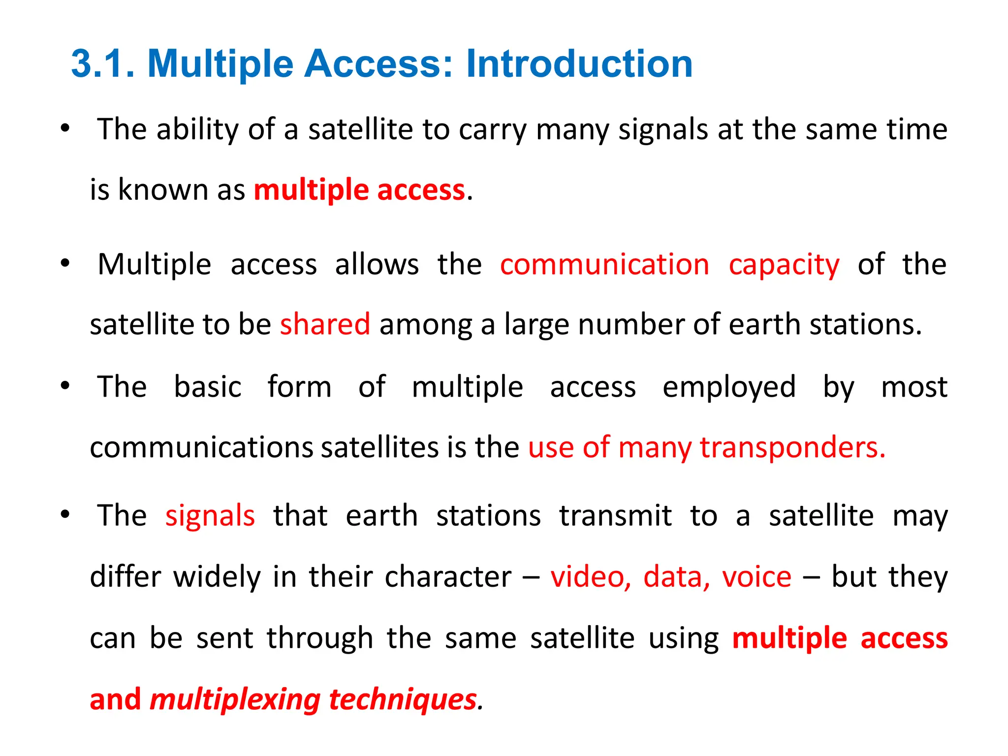 Unit-3_Multiple Access and VSAT Systems.pptx | Computer Networking | Computing