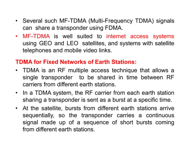 Unit 3 Multiple Access And Vsat Systems Pptx
