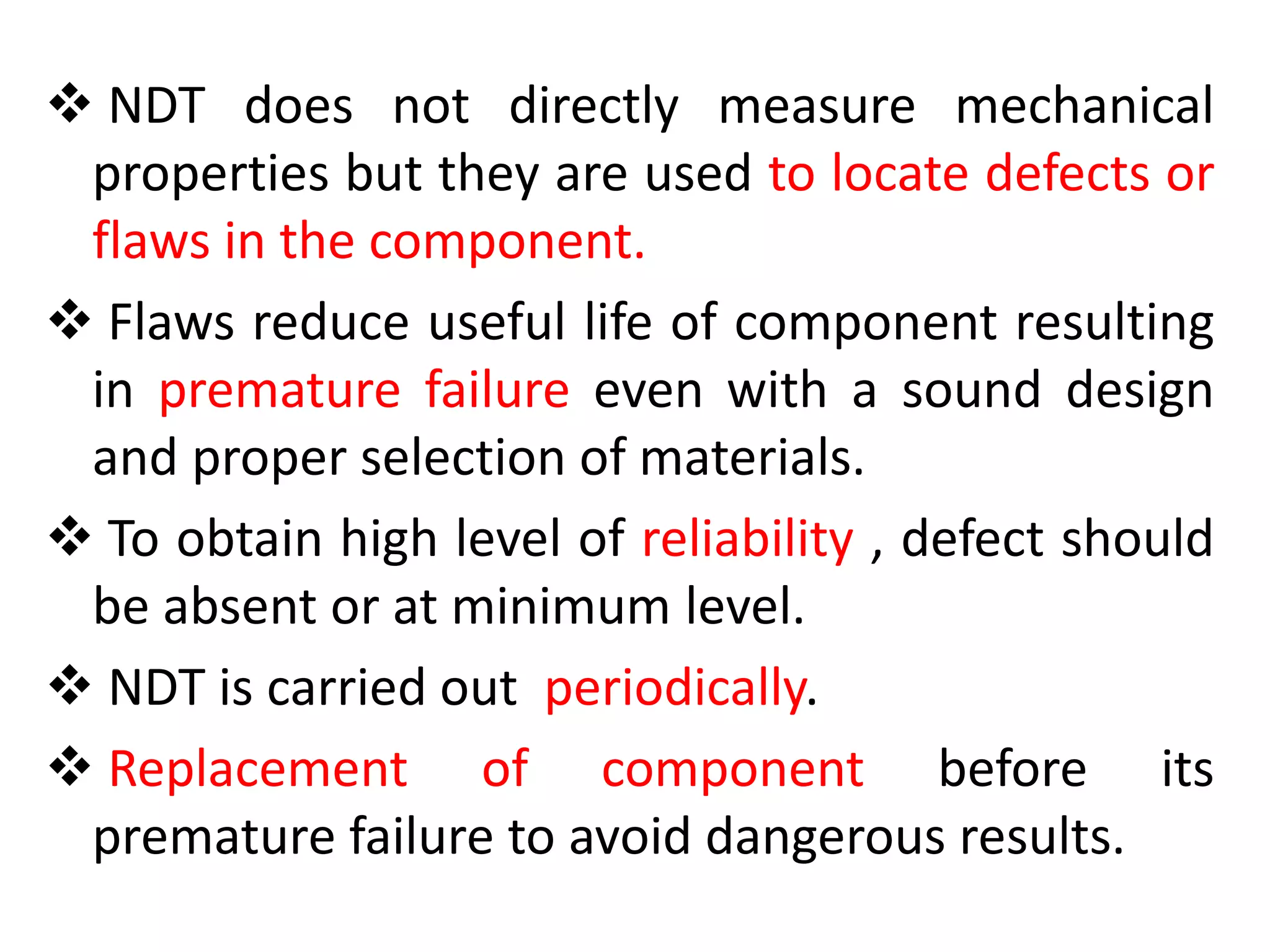 NON DESTRUCTIVE TESTING | PDF