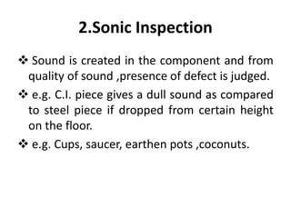 NON DESTRUCTIVE TESTING | PDF