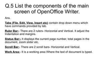 Unit -3 (Office Automation) important Q A.pdf