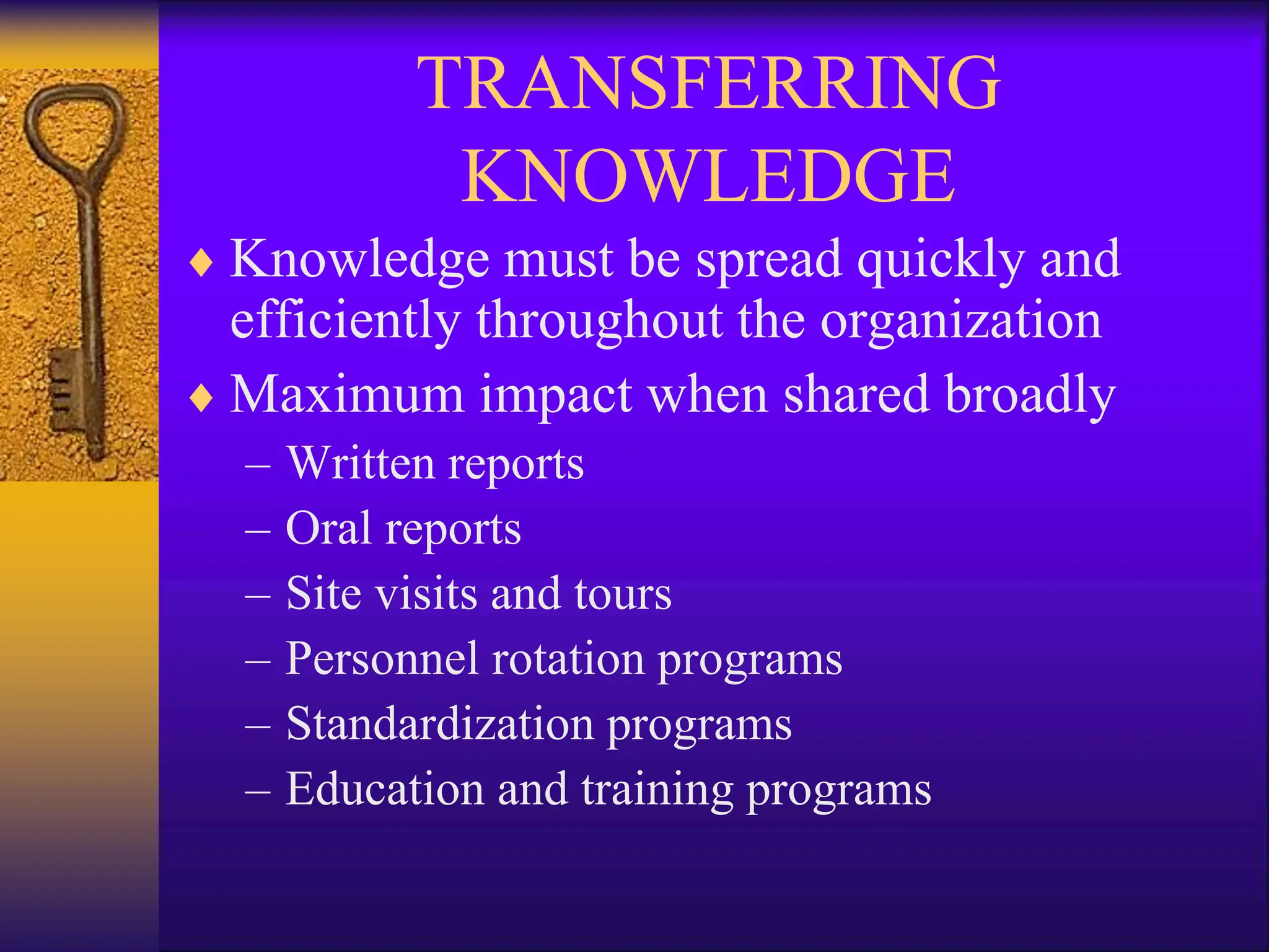 Unit 3 Organization Learning Knowledge Management Ppt