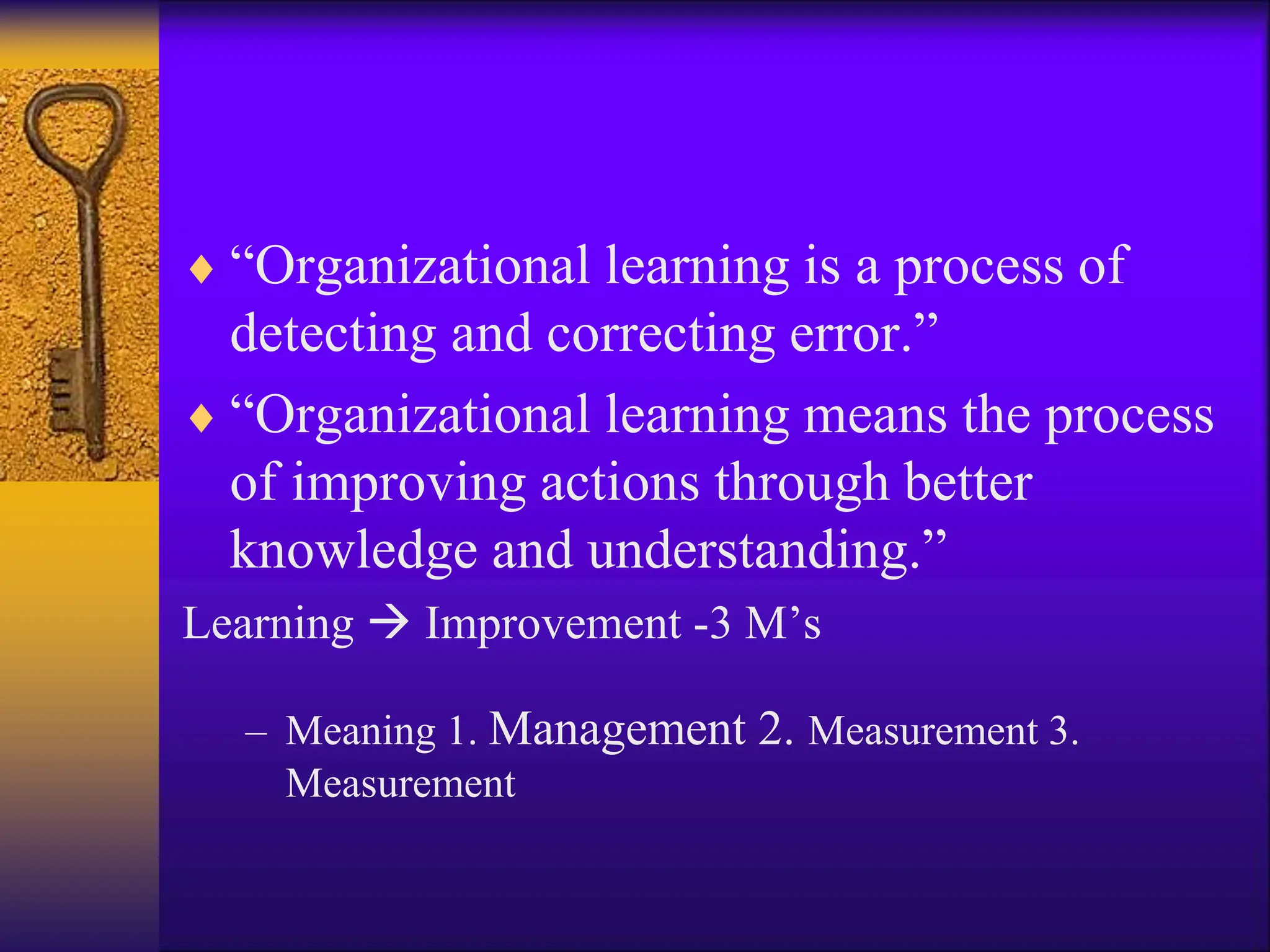 Unit-3 Organization learning knowledge management | PPT