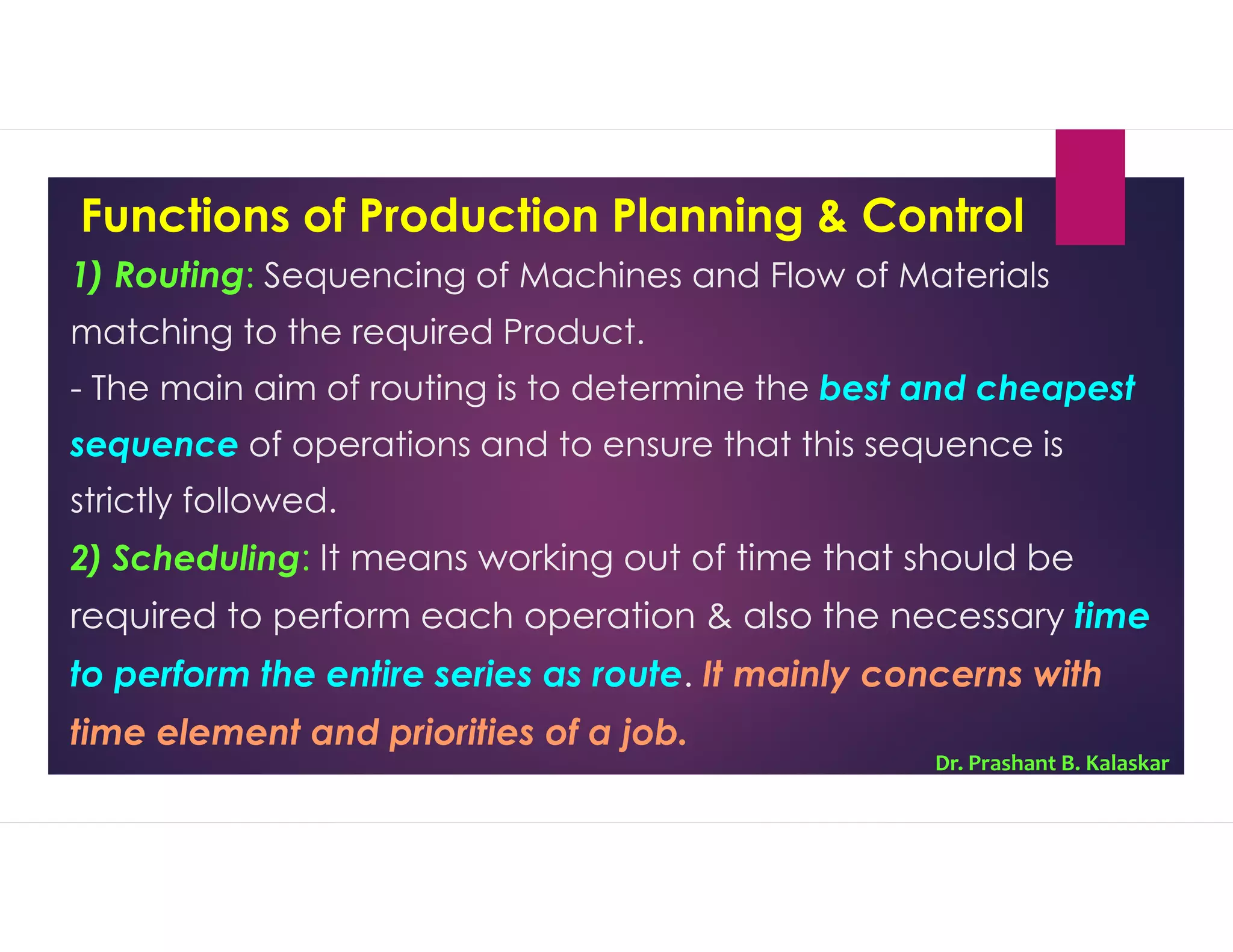 Production Planning & Control | PDF