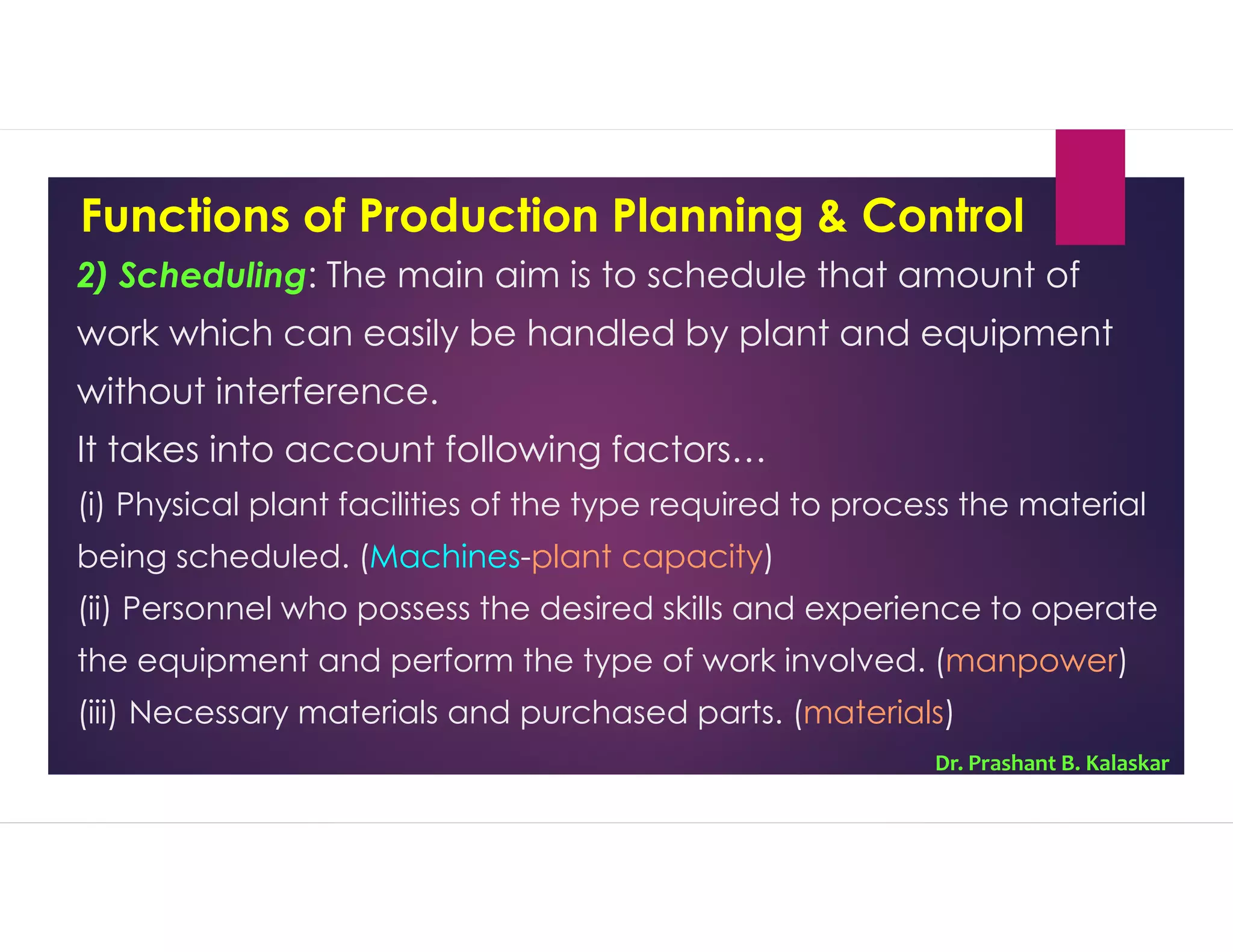 Production Planning & Control | PDF
