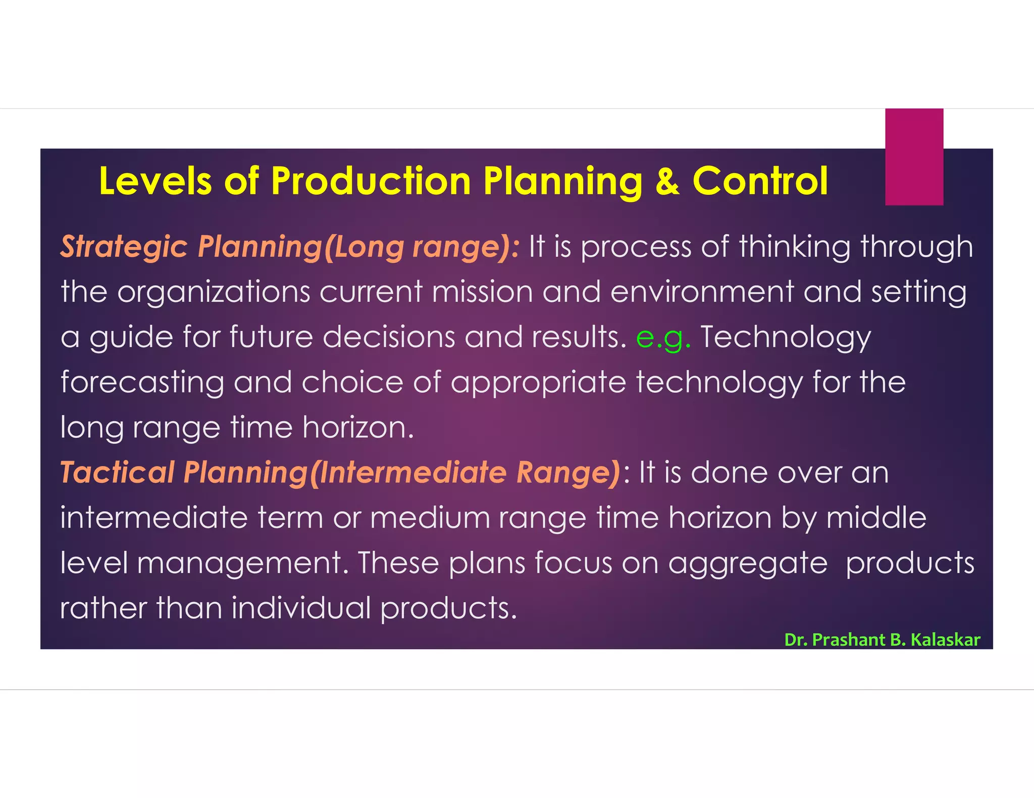 Production Planning & Control | PDF