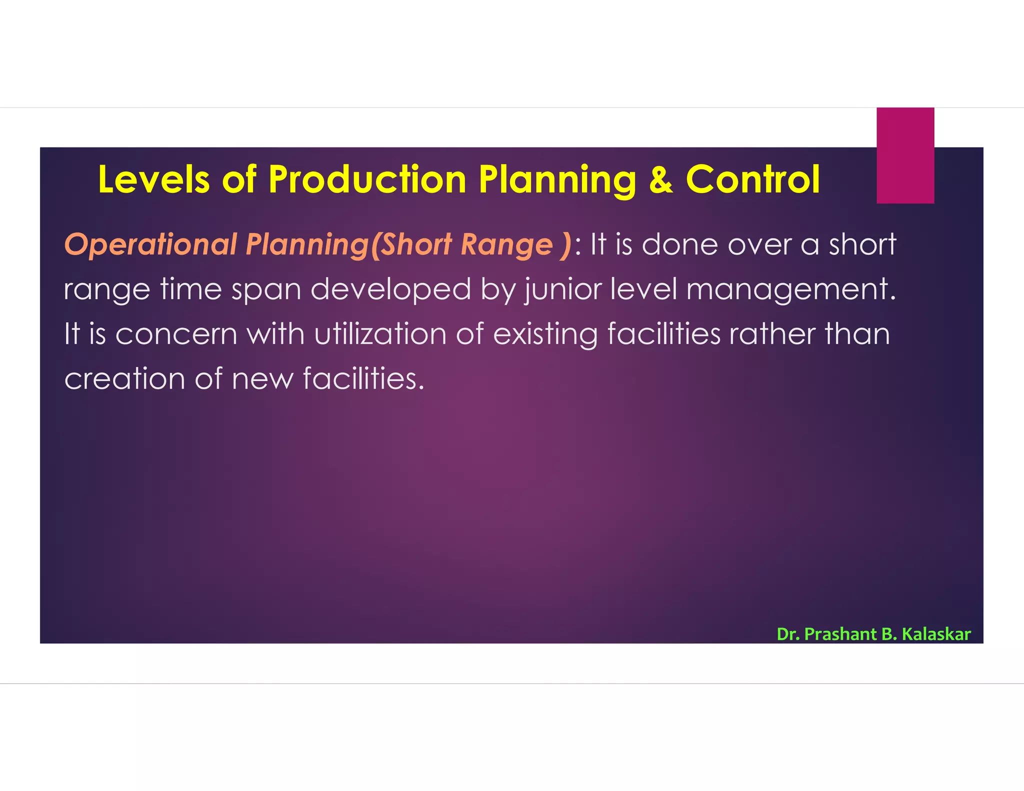 Production Planning & Control | PDF