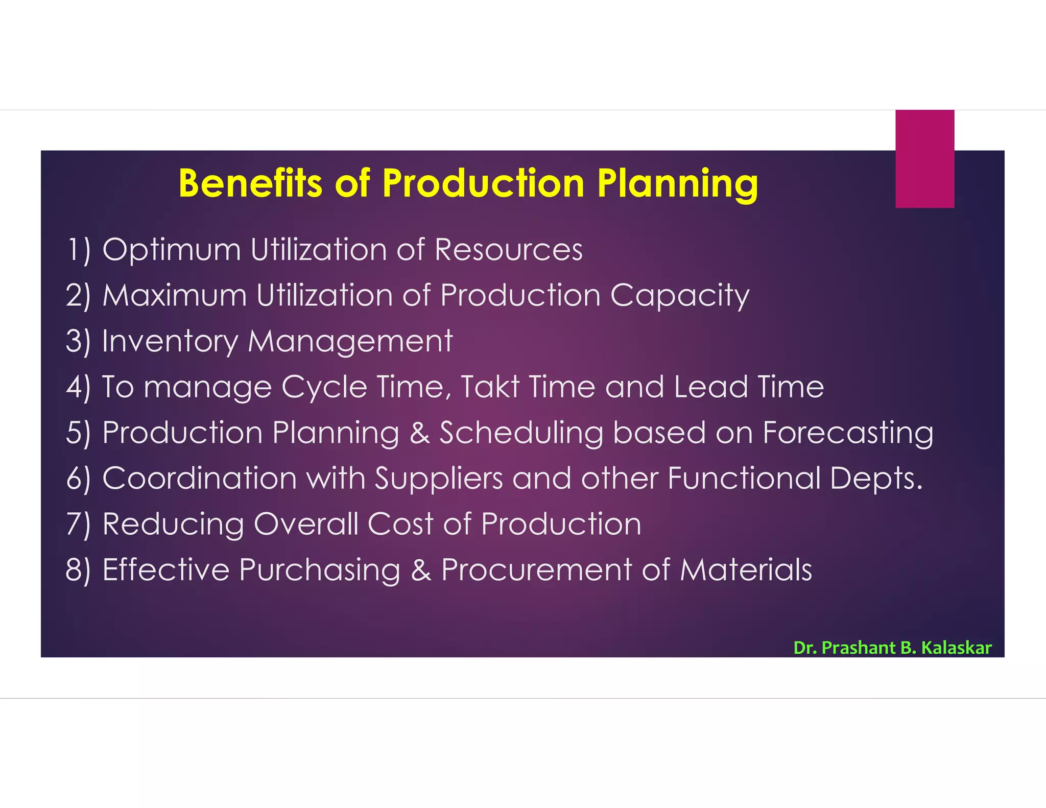Production Planning & Control | PDF