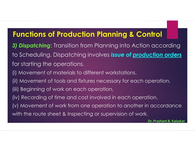 Production Planning & Control | PDF