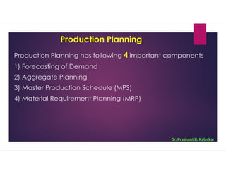 Production Planning & Control | PDF