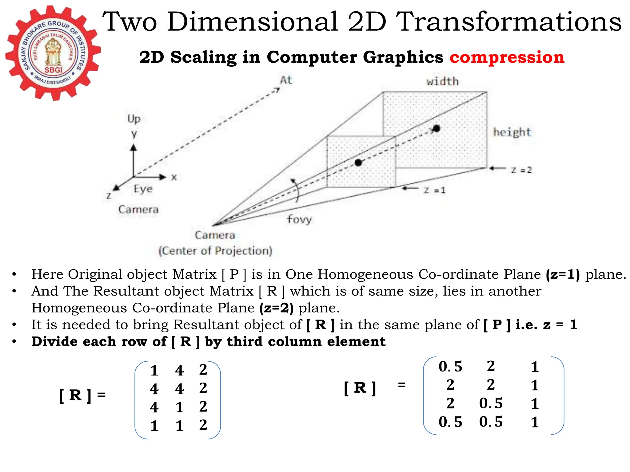 Overview of Transformation in Computer Graphics | PPTX