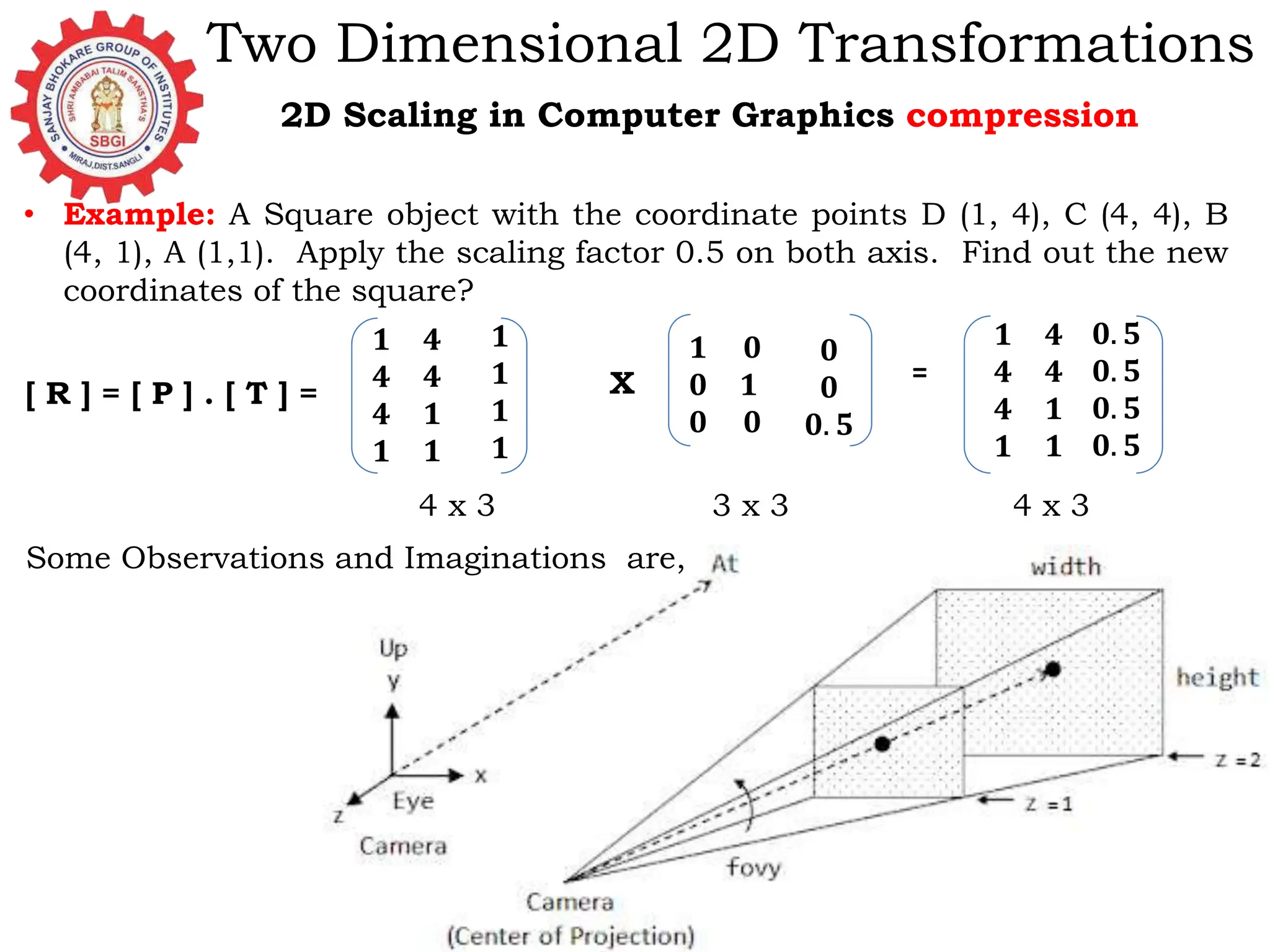 Overview of Transformation in Computer Graphics | PPTX