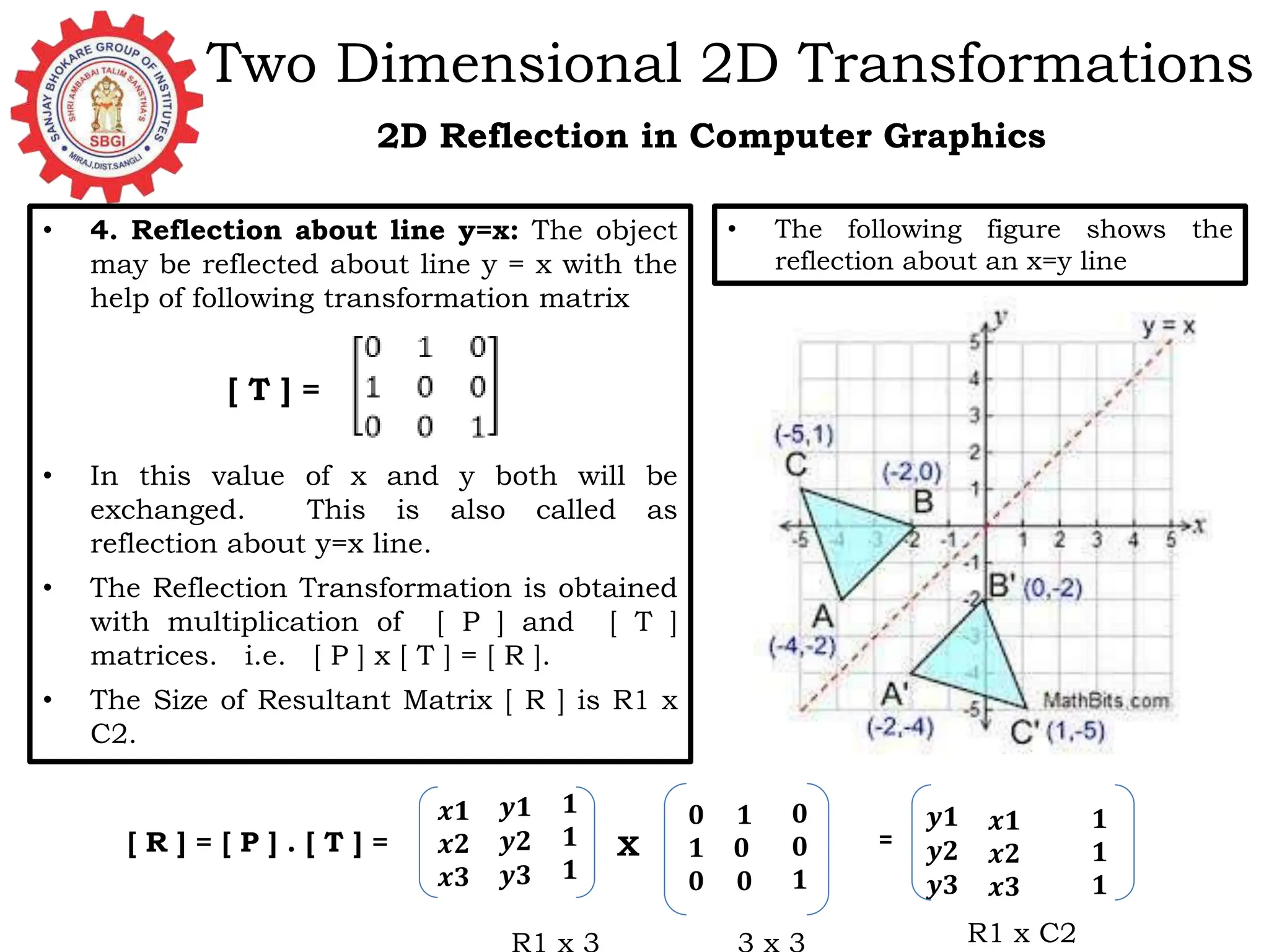 Overview of Transformation in Computer Graphics | PPTX