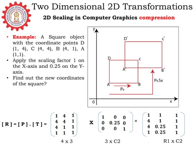 Overview of Transformation in Computer Graphics | PPTX