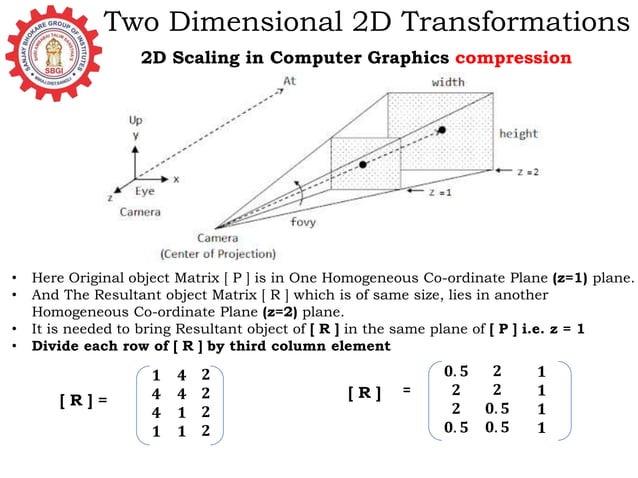 Overview of Transformation in Computer Graphics | PPTX