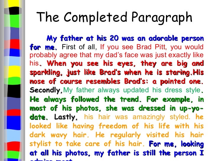paragraph structure