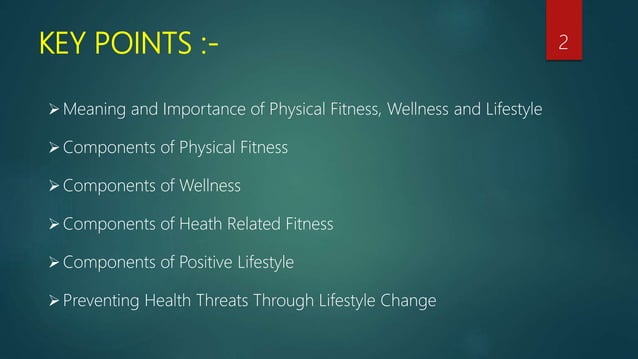 UNIT - 3 Physical Fitness, Wellness and Lifestyle | PPTX