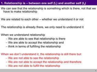 universal human values -Harmony in the Family | PPT