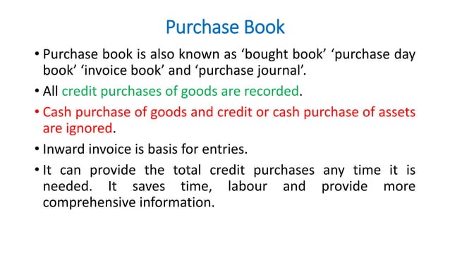 Subsidiary Book | PPTX