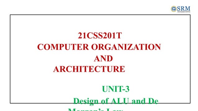 Unit-3 PPT_Updated COA.pptx (1).pptx coa | PPT