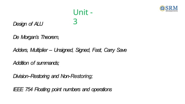 Unit-3 PPT_Updated COA.pptx (1).pptx coa | PPT