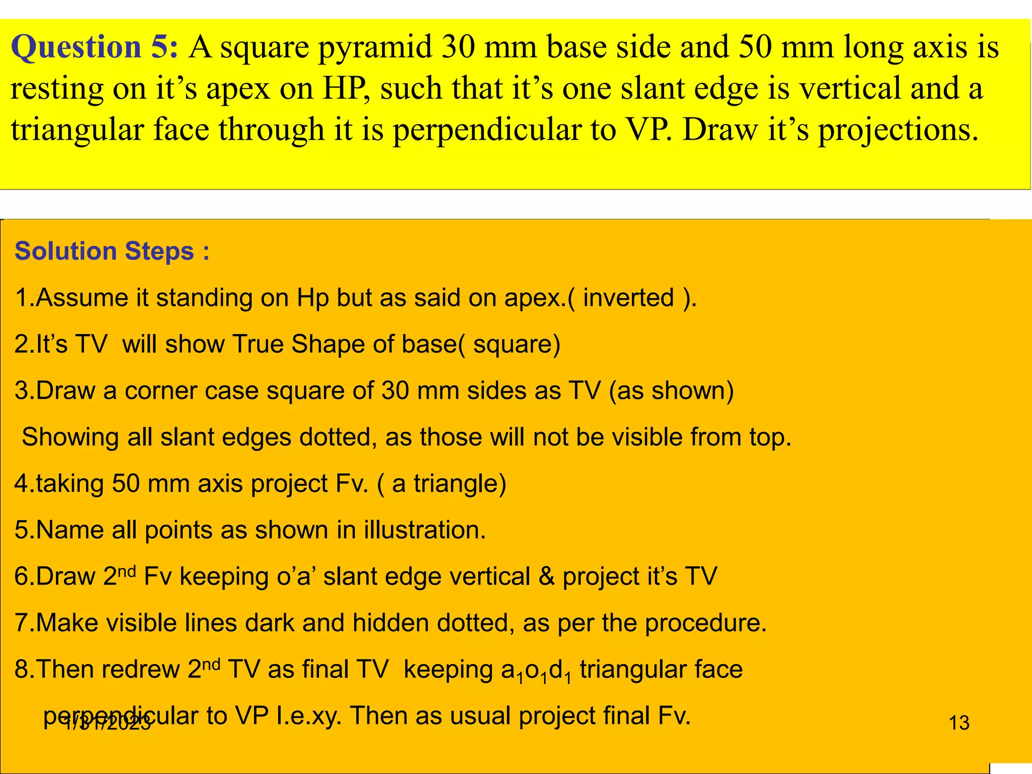 UNIT-3 PROJECTION OF SOLIDS.ppt