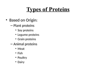 Unit - 3 Proteins and its importance.pptx