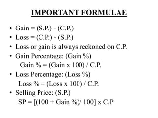 Unit 3 ratio, proportion, profit and loss | PPTX